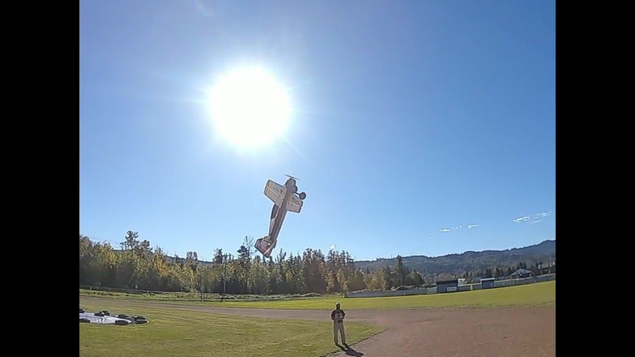Twisted hobby SBac 342 airplane close up in air- chasing Rc planes- FPV ...