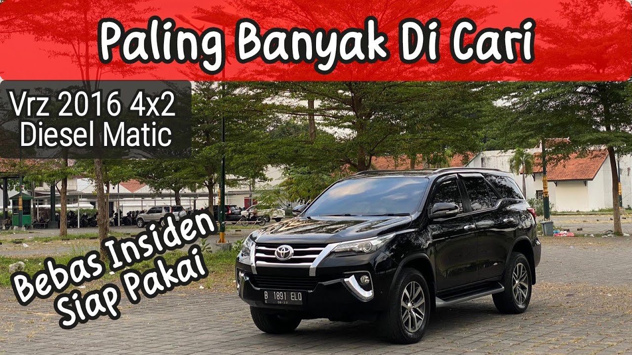 DI JUAL TOYOTA FORTUNER VRZ 2016 DIESEL MATIC || FULL ORIGINAL UPGRED ...