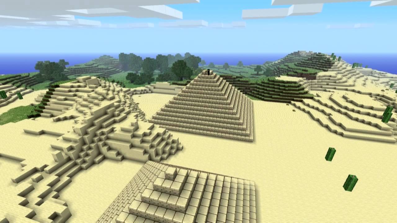 [SLO] Minecraft Graditelji - the Giza Necropolis timelapse - YouTube