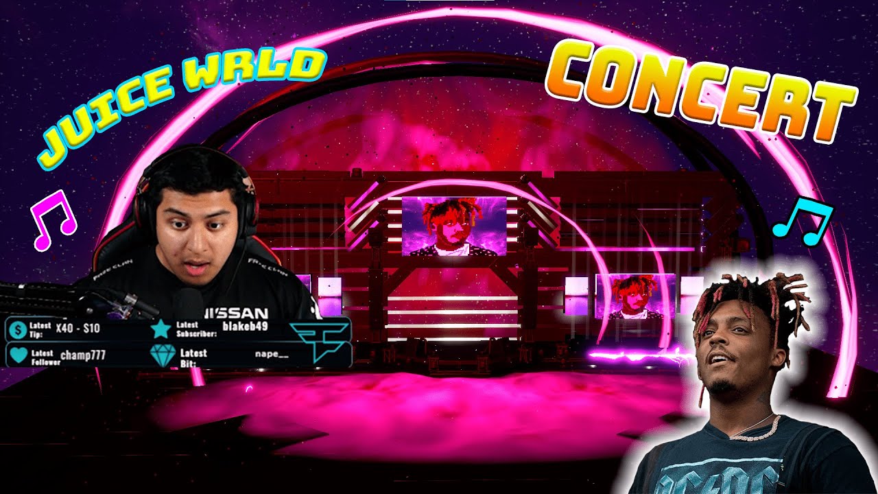 Juice Wrld Concert in FORTNITE! - YouTube