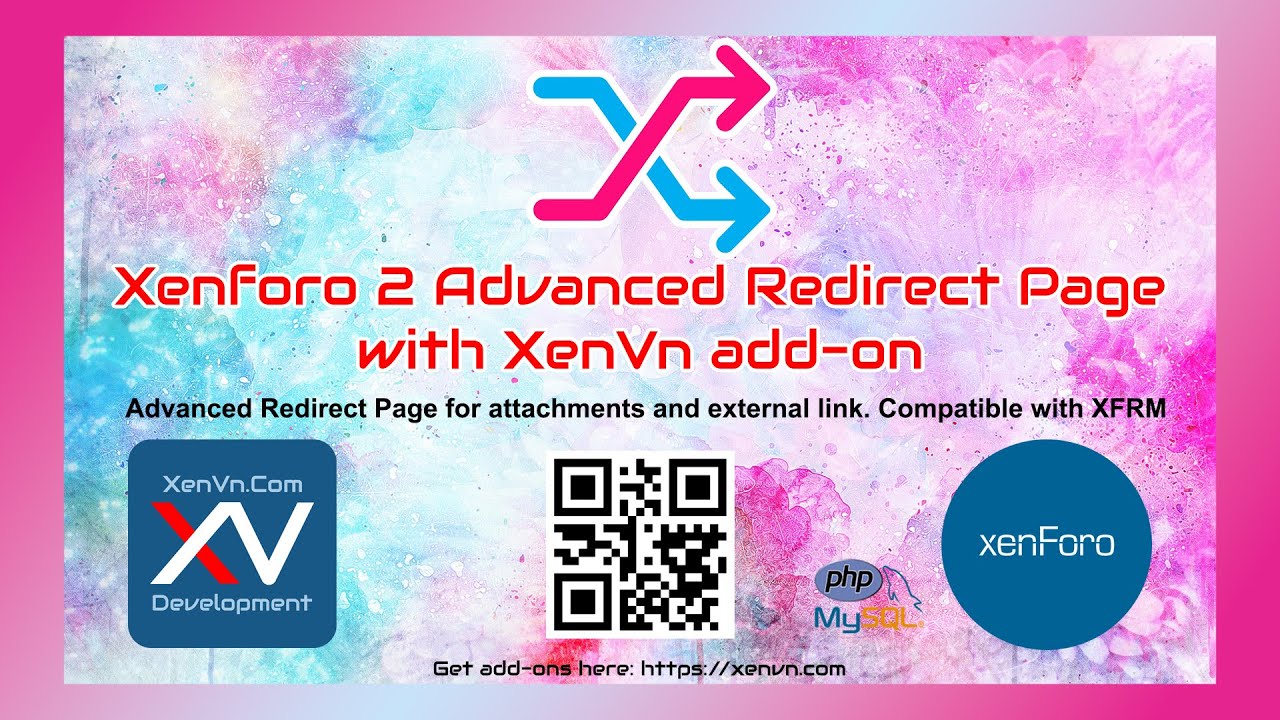 Xenforo 2 - Advanced Redirect Page with XenVn add-on - YouTube