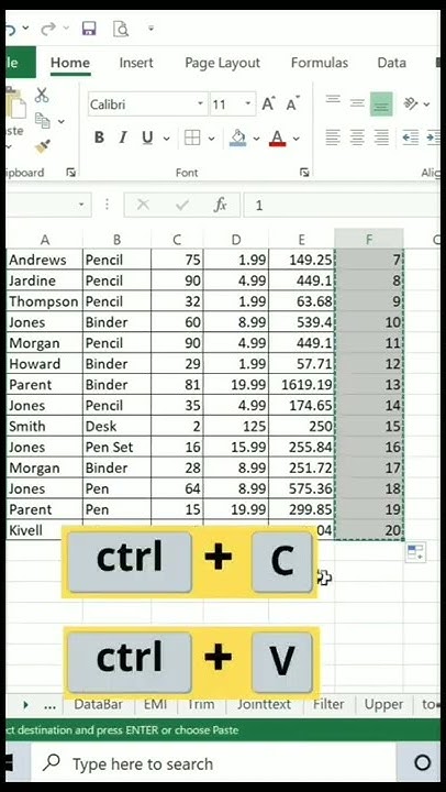 How to quickly add a blank row between the data #shorts #excel - YouTube