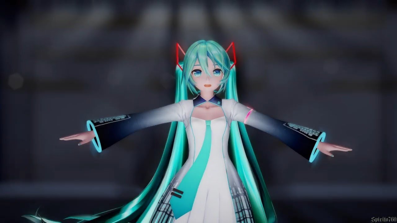 [MMD] 「ray」 - YYB Miku 10th anniversary - YouTube