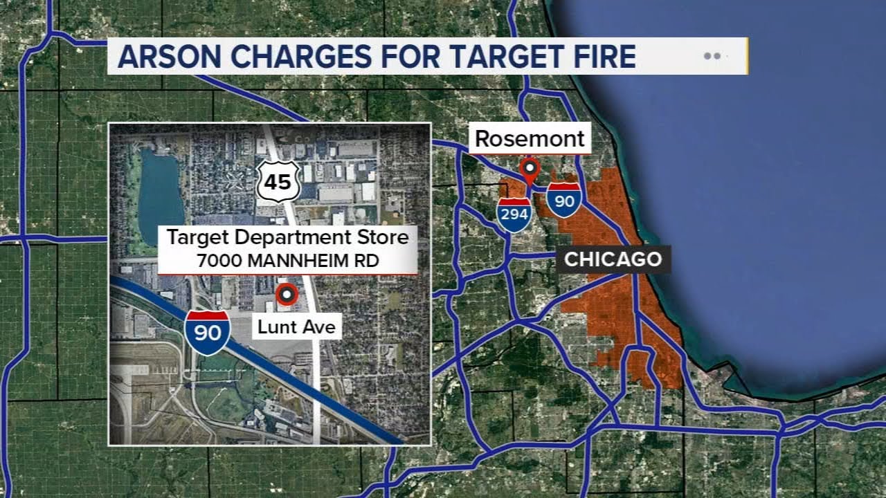 Suspect charged with arson after fire at Rosemont Target - YouTube