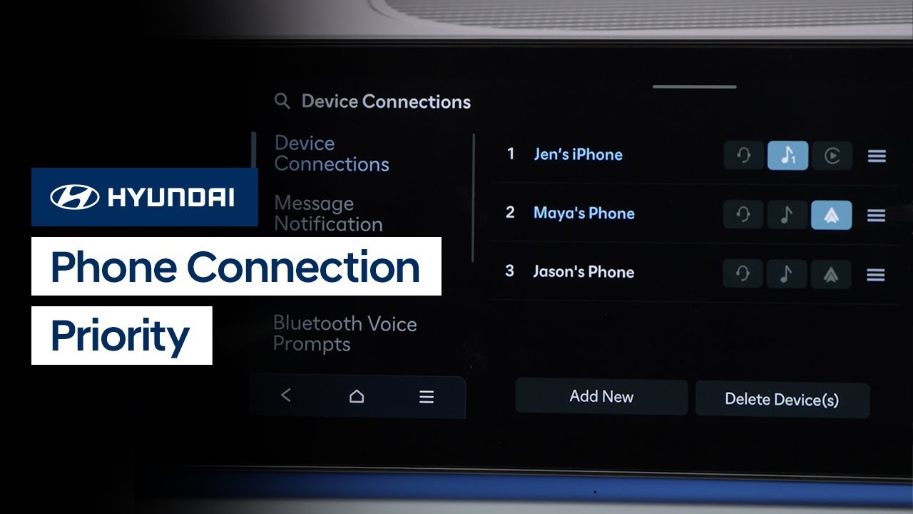 Phone Connection Priority | Hyundai – Hyundai How-Tos