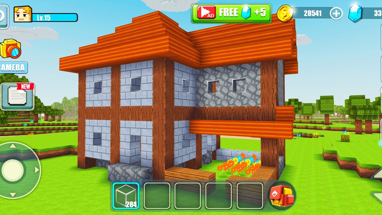 World Building Craft Gameplay #131 | Large Hut 🛖 - YouTube