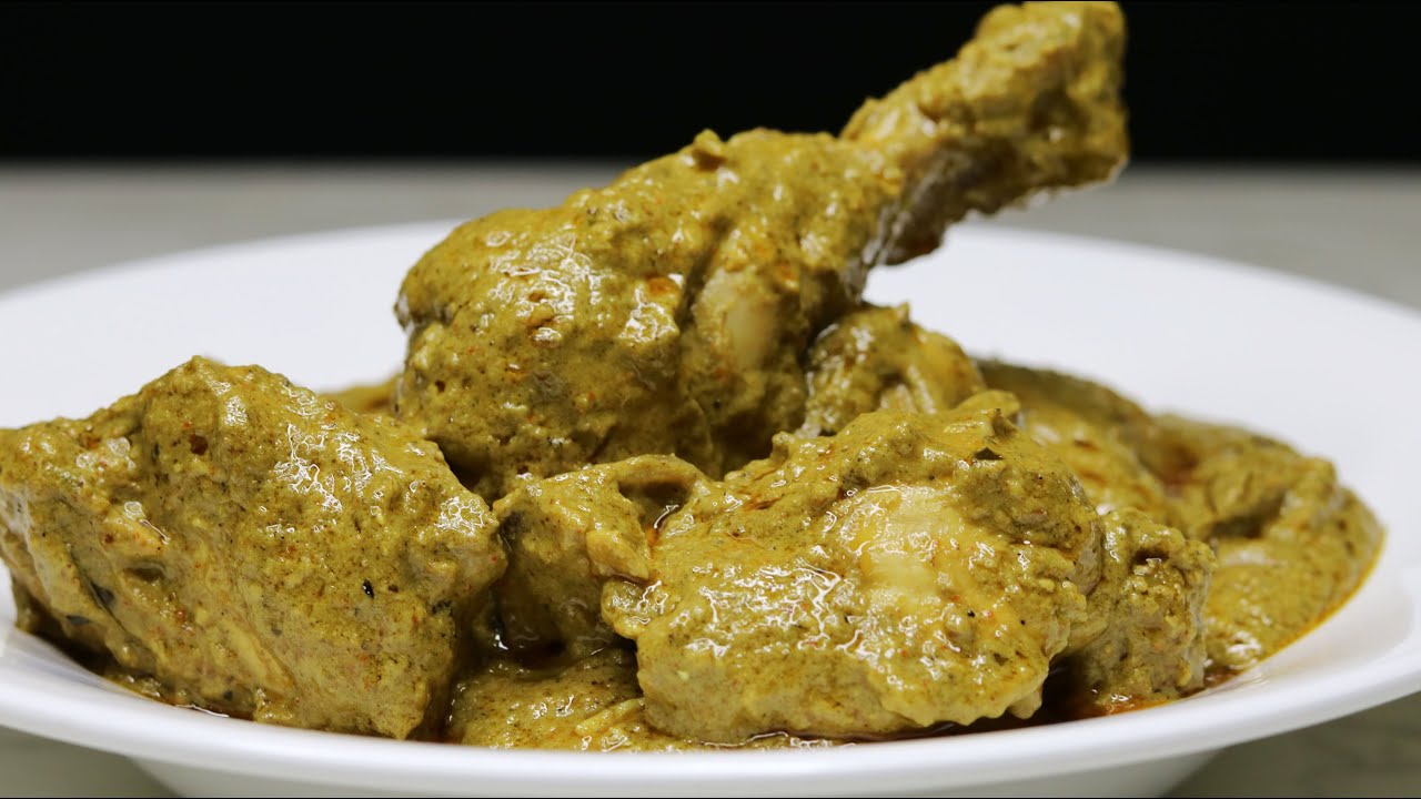 Lahori Green Chicken l Pakistani Green Chicken Curry l Green Chicken ...