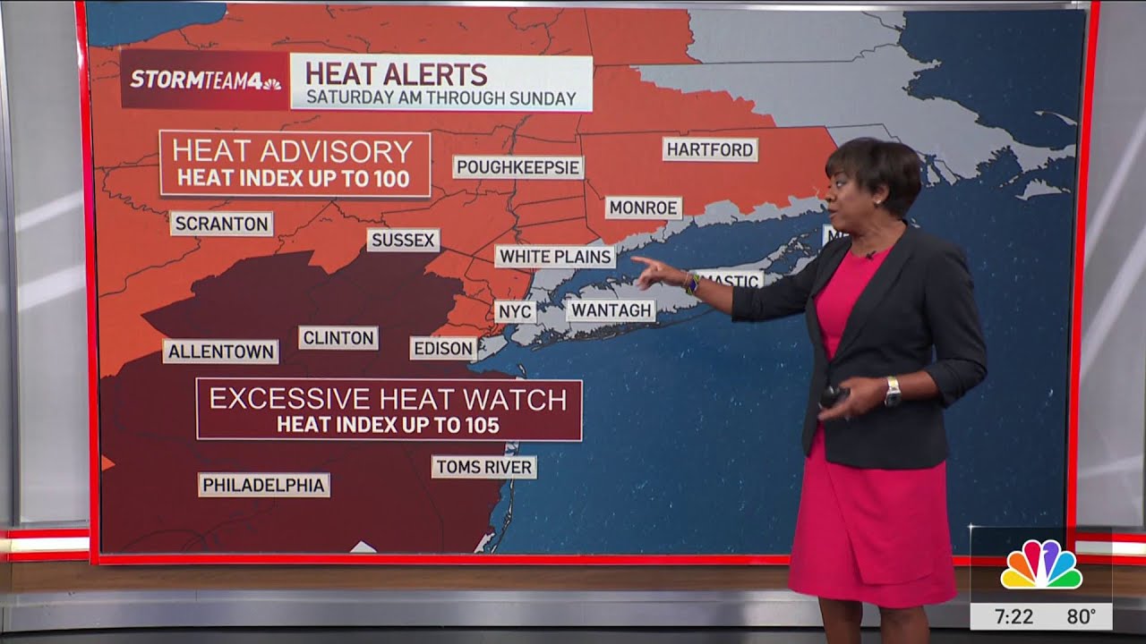 Janice Huff with your Thursday heat and humidity forecast for NYC | NBC ...
