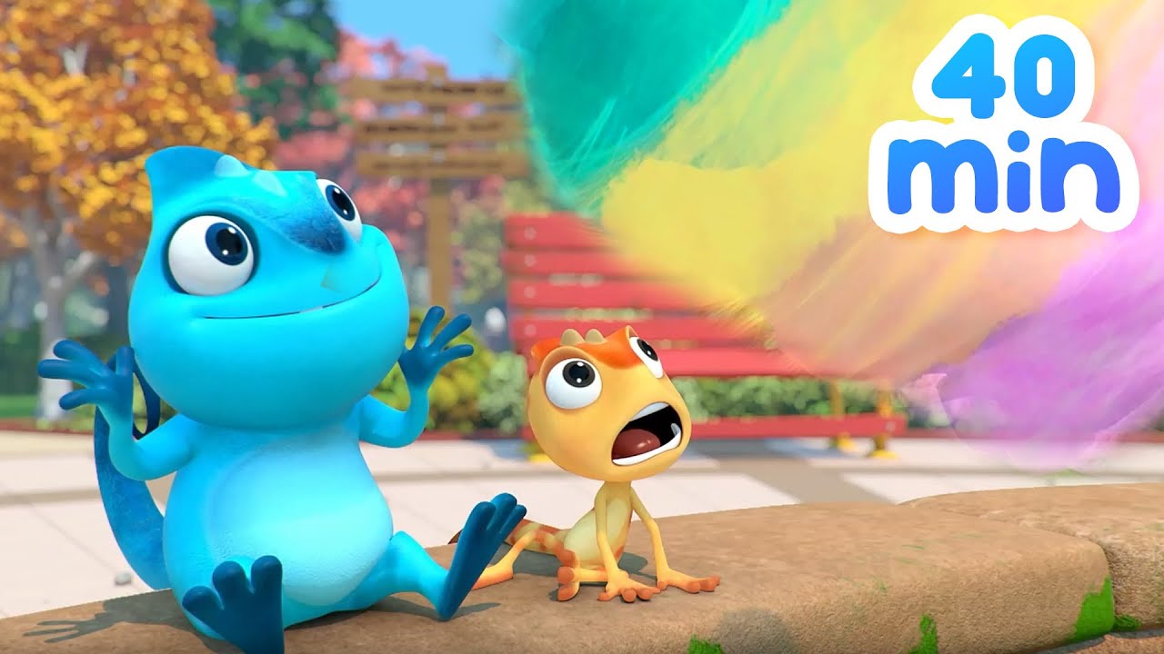 Cam & Leon | COLOR CLOUD (COMPILATION) Cartoon for Kids | Funny Cartoon ...