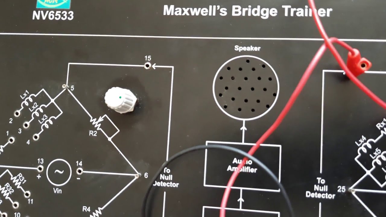 Determination of unknown inductance and Q factor using maxwell's ...