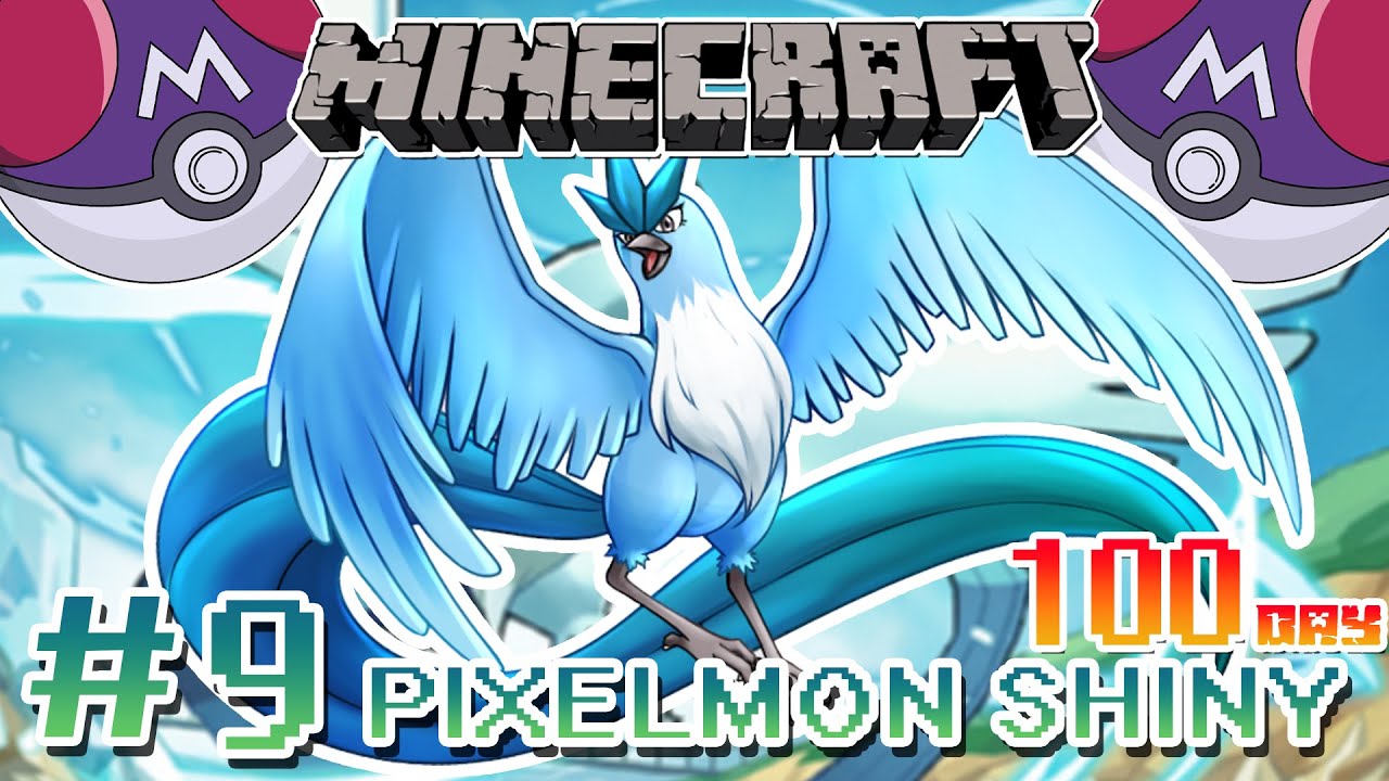 MINECRAFT PIXELMON SHINY 100 วัน #9 | จับArticuno shiny นกน้ำเเข็งกับ ...