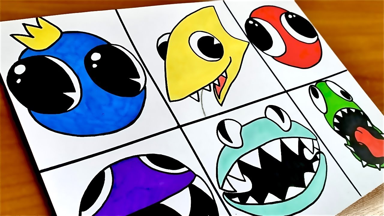 DRAWING RAINBOW FRIENDS CHAPTER 2 ICONS - YouTube