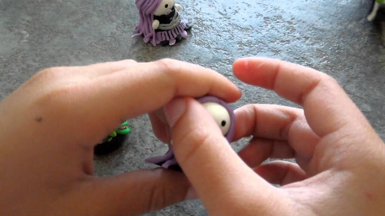 monster high polymer clay charms - YouTube