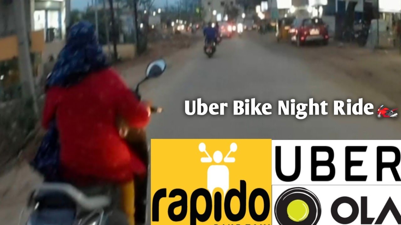 Night shift #UBer Bike Taxi live ride| how's the ride In Night with ...