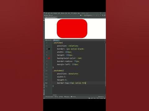 Youtube icon, html and css - YouTube