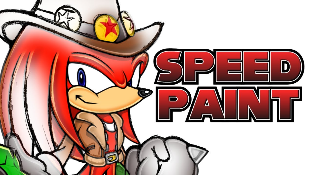 MVPando Art: Treasure Hunter Knuckles Speed Paint - YouTube