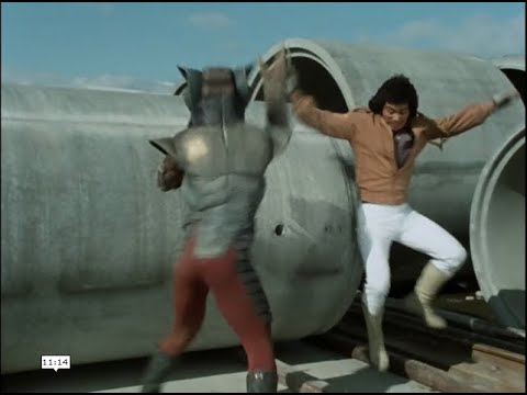 KENJI OBA's best fight (Uchu Keiji Gavan) - YouTube