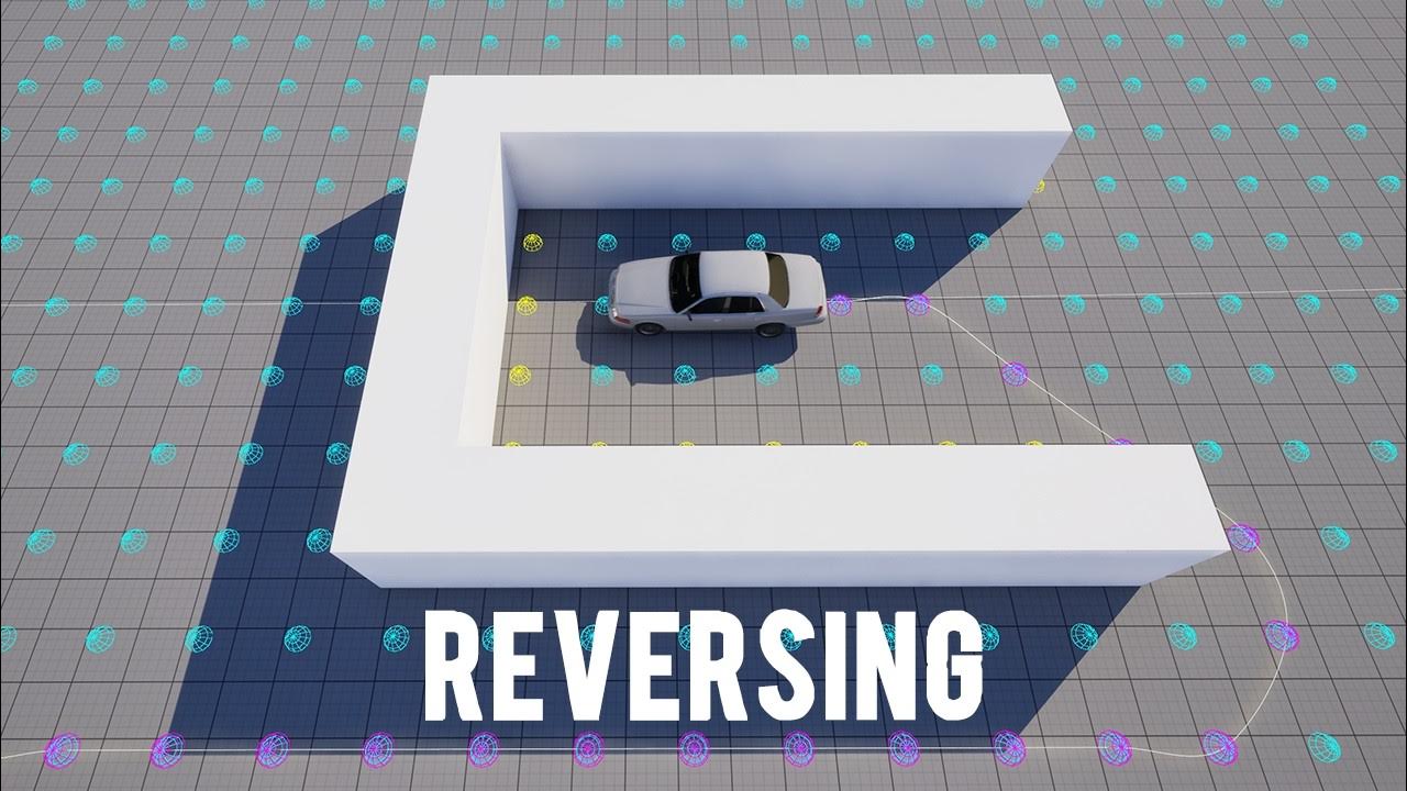 Unreal Engine AI Vehicle Tutorial 4: Reverse Driving - YouTube