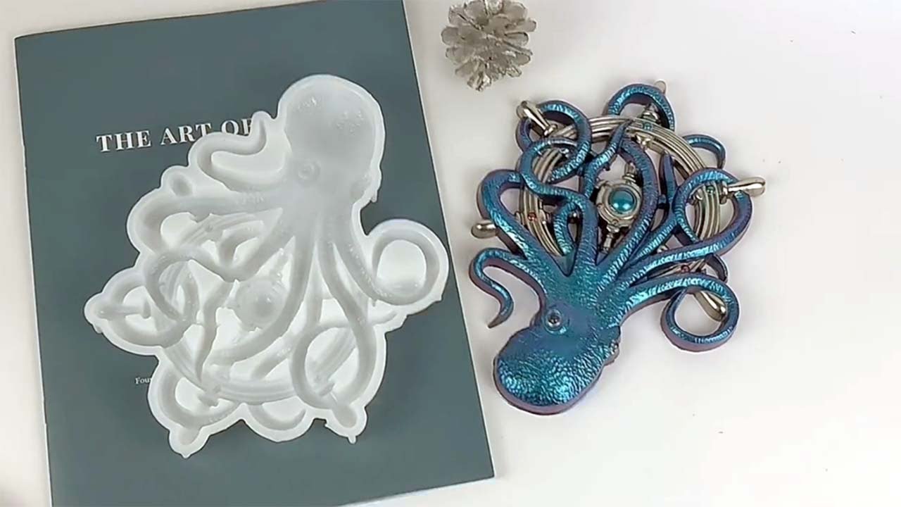 Octopus Relief Beauty: Dive into the Depths of Resin Mold Design! - YouTube