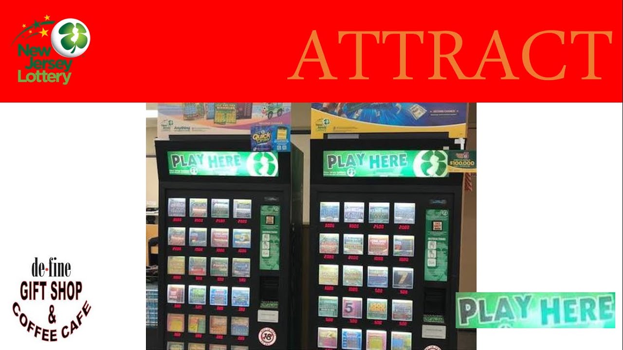 New Jersey Lottery Vending Machine - Attract Mode - YouTube