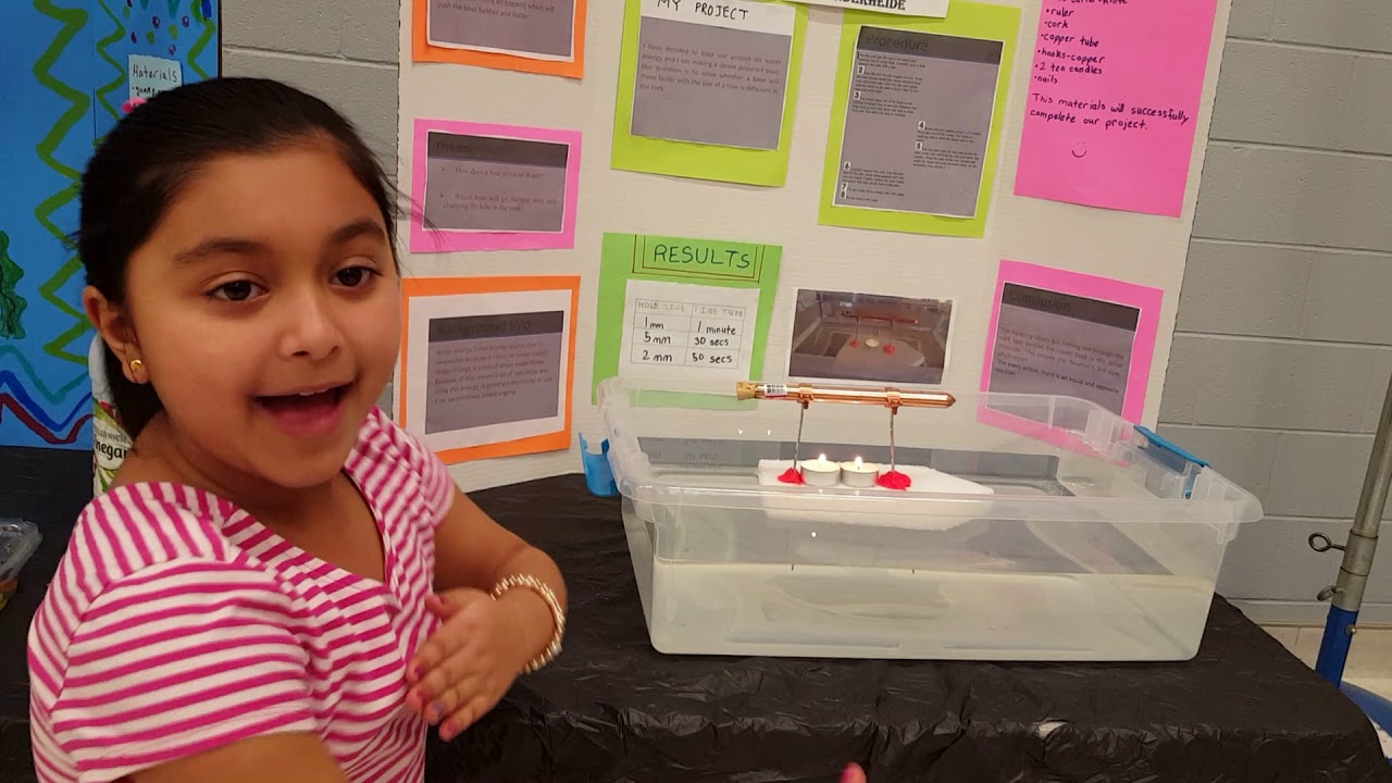 Sushreeya's science project on the steam boat - YouTube