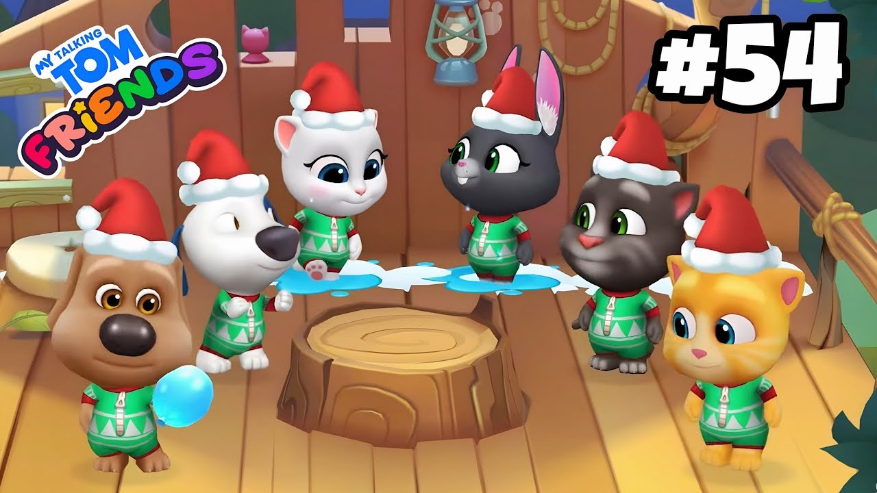 2024 Christmas Update Gameplay: My Talking Tom Friends Day 54 (Android ...