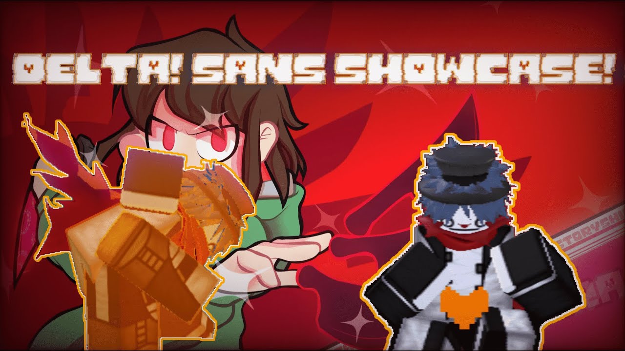 DELTA!SANS SHOWCASE! || Roblox (Shattered Battle Place/SoulShatters ...