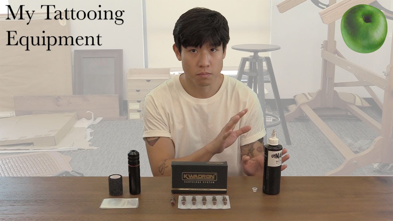 The Equipment I Use For My Single Needle Tattoos - YouTube