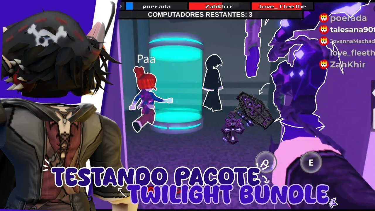 •TESTANDO O NOVO PACOTE TWILIGHT BUNDLE DE HALLOWEN!||FLEE THE FACILITY ...