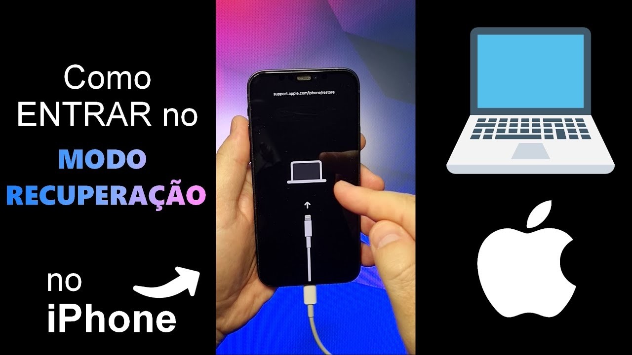 Como ENTRAR no MODO RECUPERAÇÃO no iPhone - YouTube
