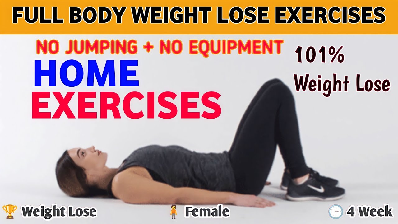 4 Week Weight Lose Challenge (Belly Fat Workout) Simple Exercise At ...