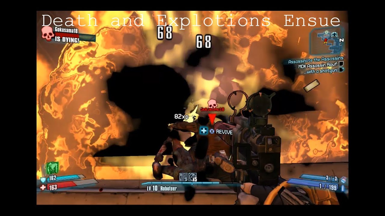 Borderlands 2: Ep 3 pt. 2 - Death and Explosions Ensue - YouTube