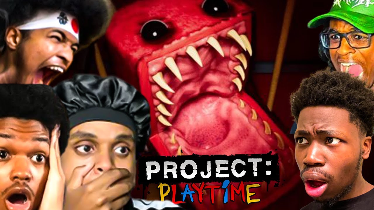 TEAMWORK + SCARY GAMES DONT MIX| Project Playtime - YouTube