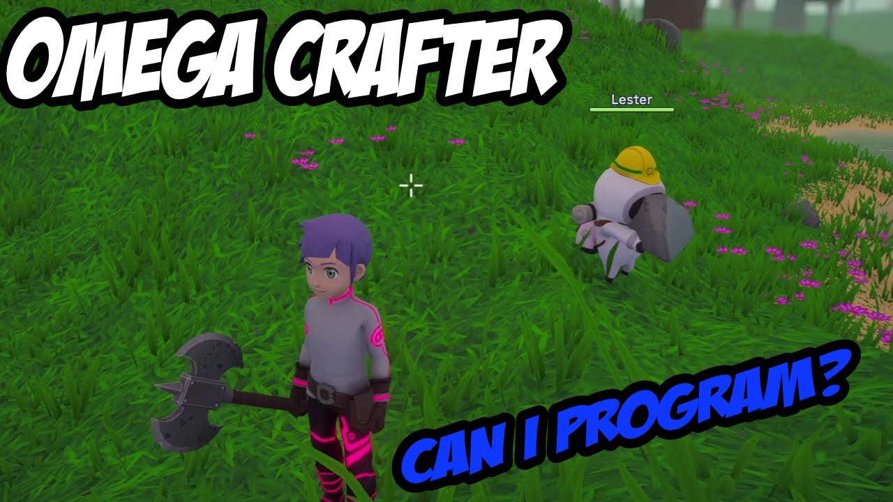 I tried to PROGRAM robots in Omega crafter demo - YouTube