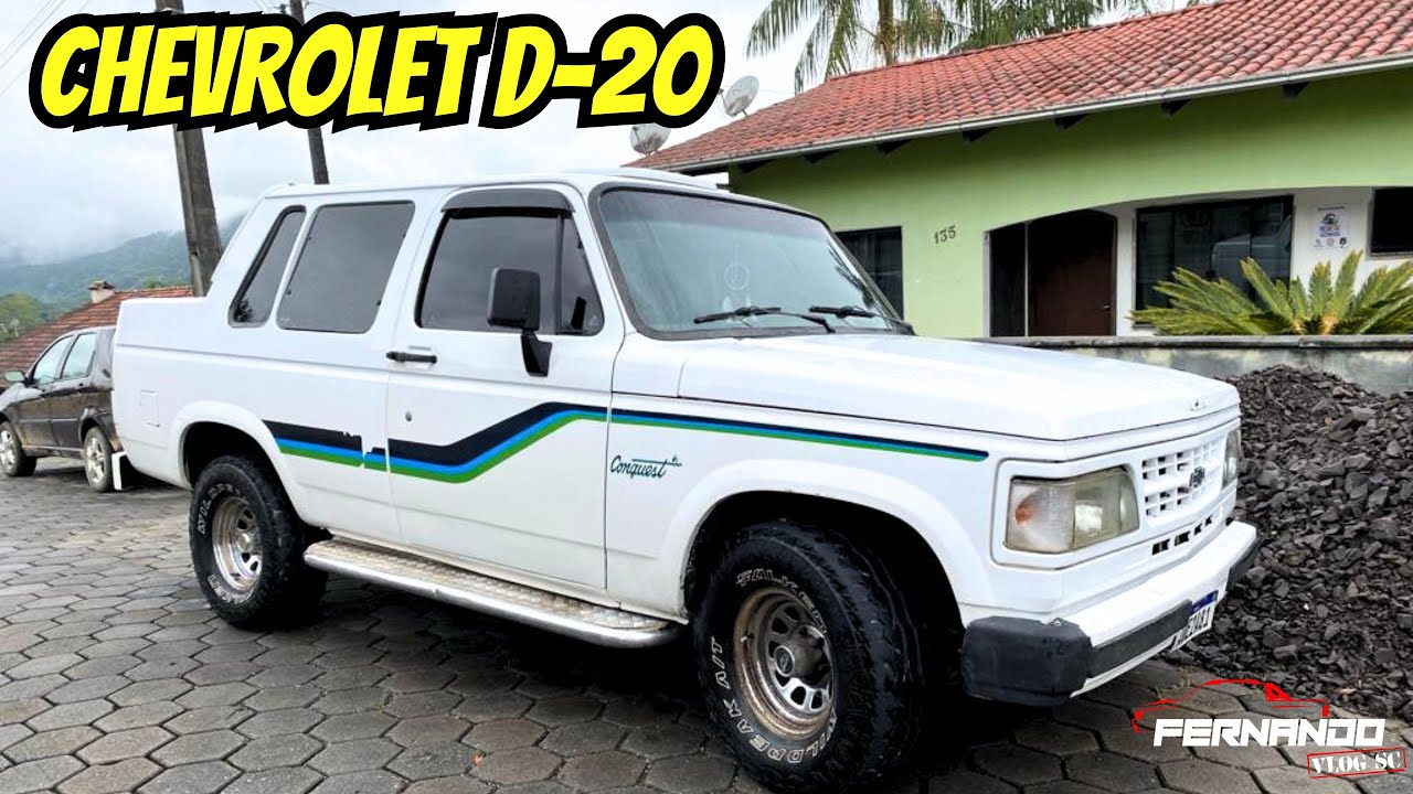 À VENDA - CHEVROLET D20 CABINE DUPLA ANO 1992 MOTOR MAXION DIESEL PNEU ...