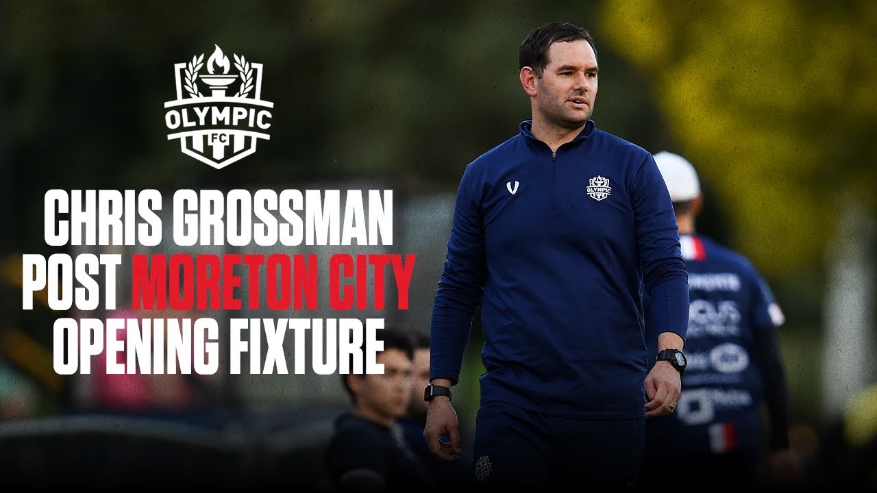 Chris Grossman discusses Moreton City Excelsior defeat - YouTube