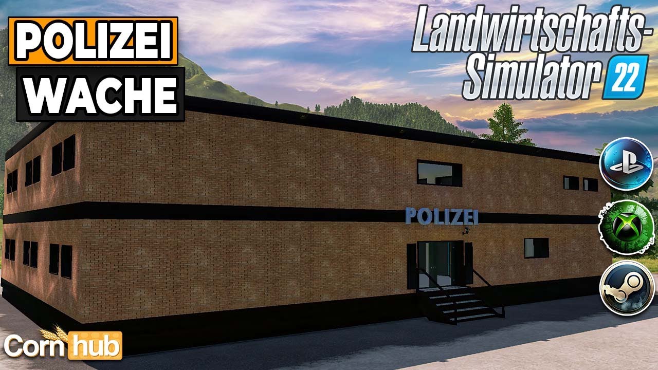 LS22 Mods - Polizeiwache - LS22 Modvorstellung - YouTube