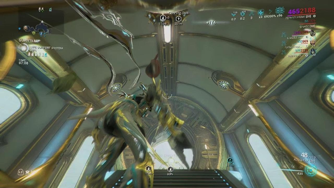 Warframe: Zephyr prime, big numbers - YouTube