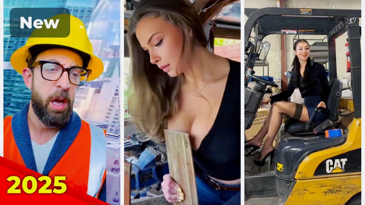 Funny Worker Reactions 😂 Epic Construction Compilation of Unbelievable Moments - YouTube