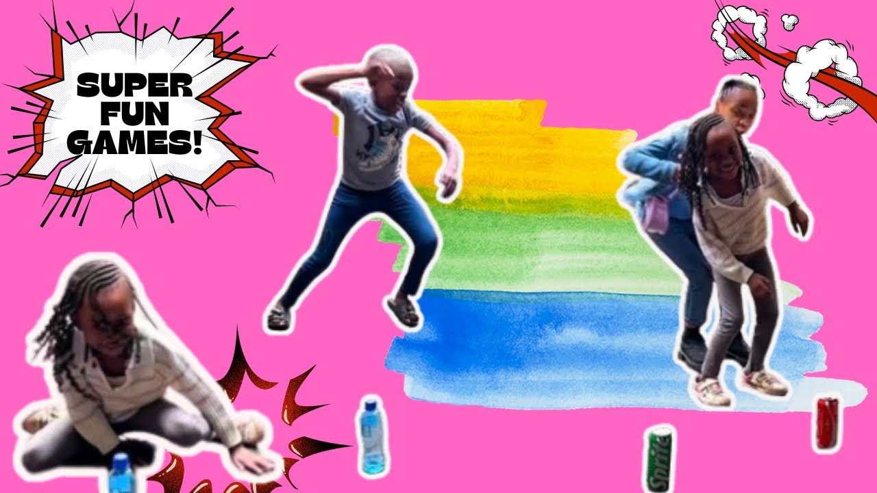TRY NOT TO FALL! Sprite, Coke and water Game challenge Gets Wild! kids ...
