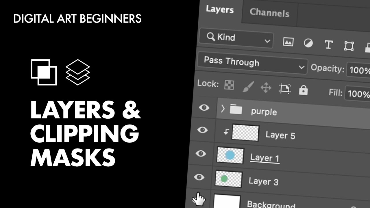 Layers & Clipping Masks (Digital Art Beginners) - YouTube