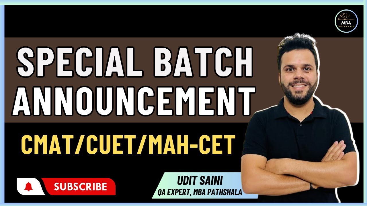 Complete Preparation Batch for CMAT , CUET & MAHCET 2024 | Paper ...