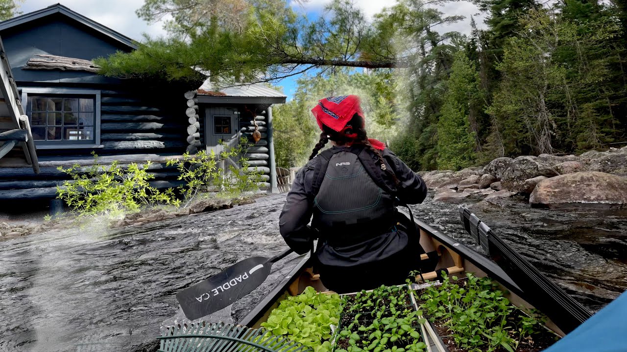Canoeing & Trail Building at the Off-Grid Cabin Falls Ecolodge in ...