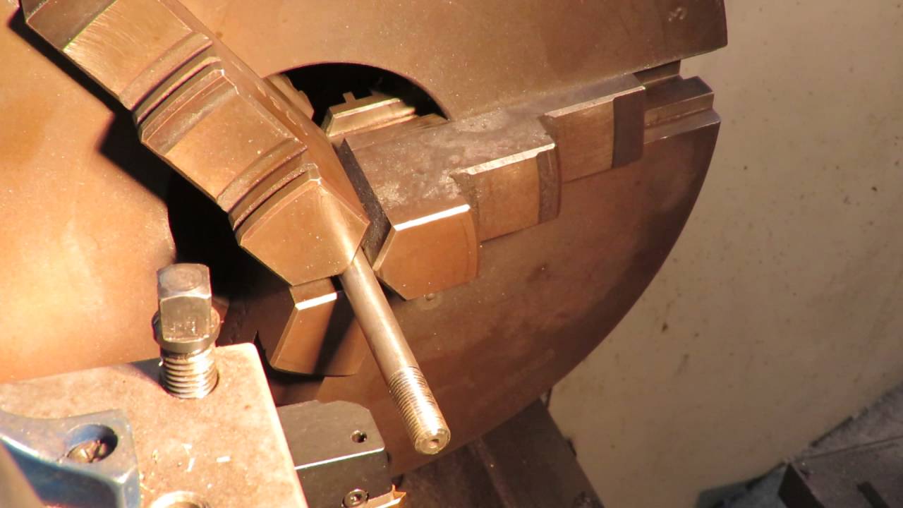 Cutting left hand threads for high pressure duty pipes - YouTube