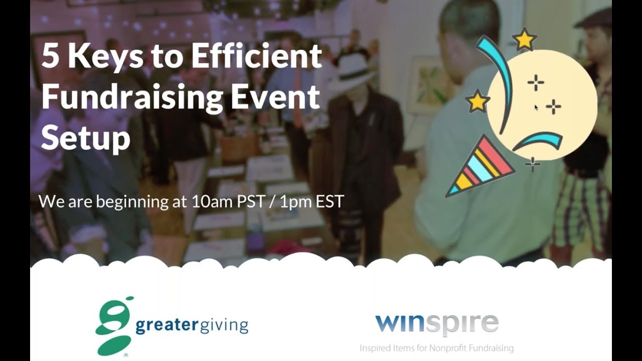 5 Keys to Efficient Fundraising Event Setup - YouTube