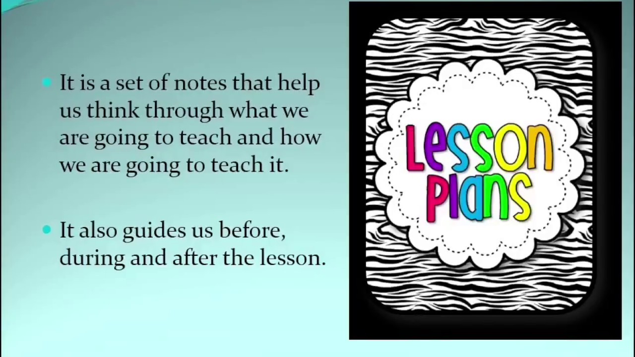 How to Plan your Lesson Based on TKT? - YouTube