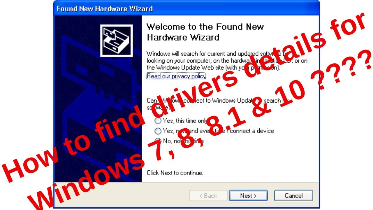 How to find driver for your PC - Easy method - YouTube