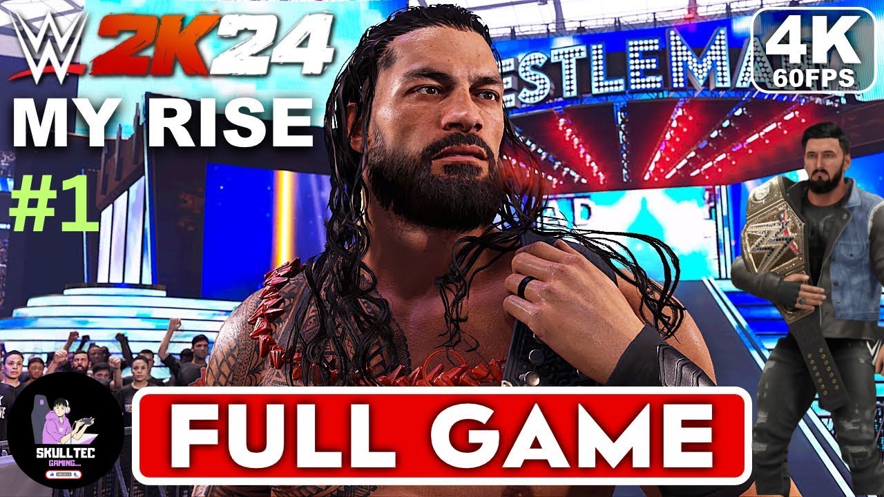 WWE 2K24 MyRise Walkthrough Part 1 – The Journey Begins! (No Commentary ...