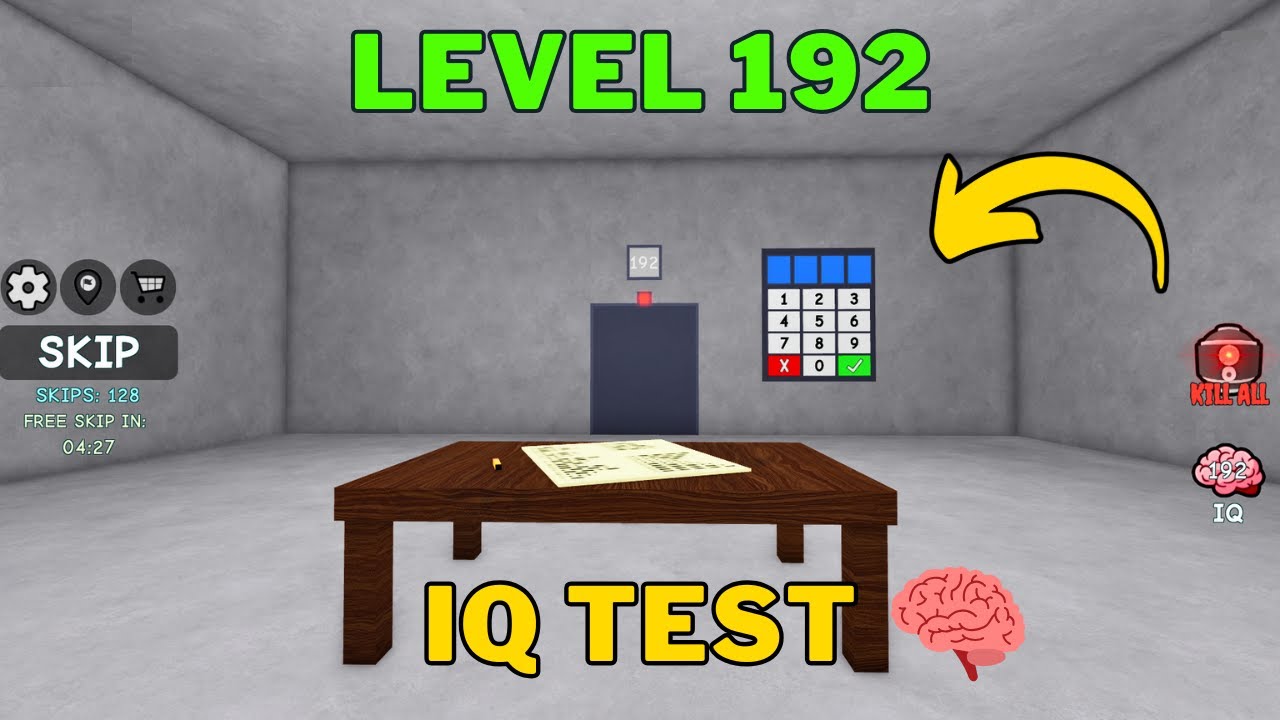 How To Solve Roblox IQ Test Level 192 | IQ Test 🧠 Guide - YouTube