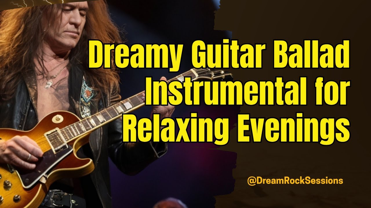 NO ADS Guitar Ballad Instrumental for Relaxing Evenings Soothing Slow ...